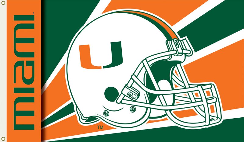 Miami Hurricanes Helmet Logo